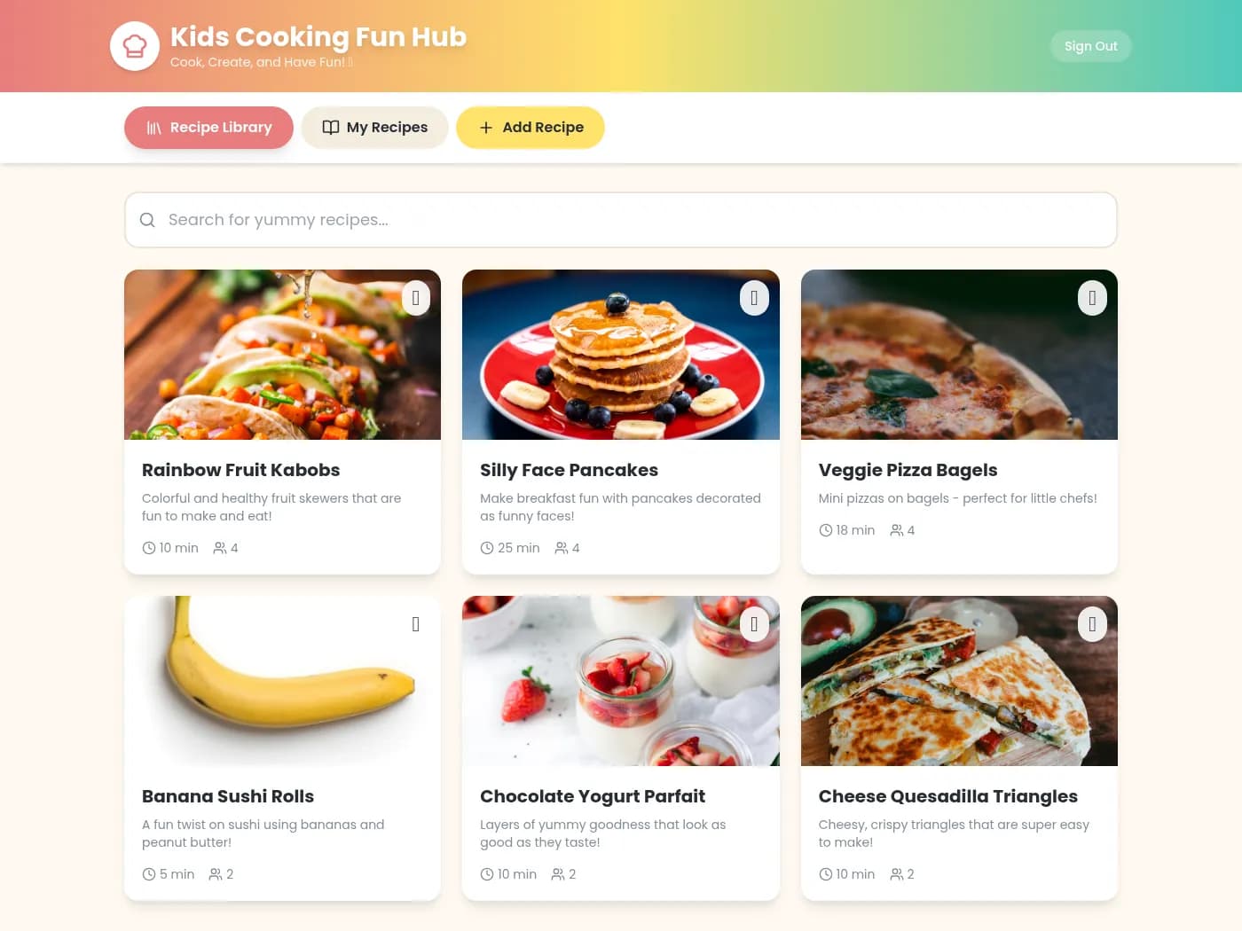 Kids Cooking Recipe Fun Hub