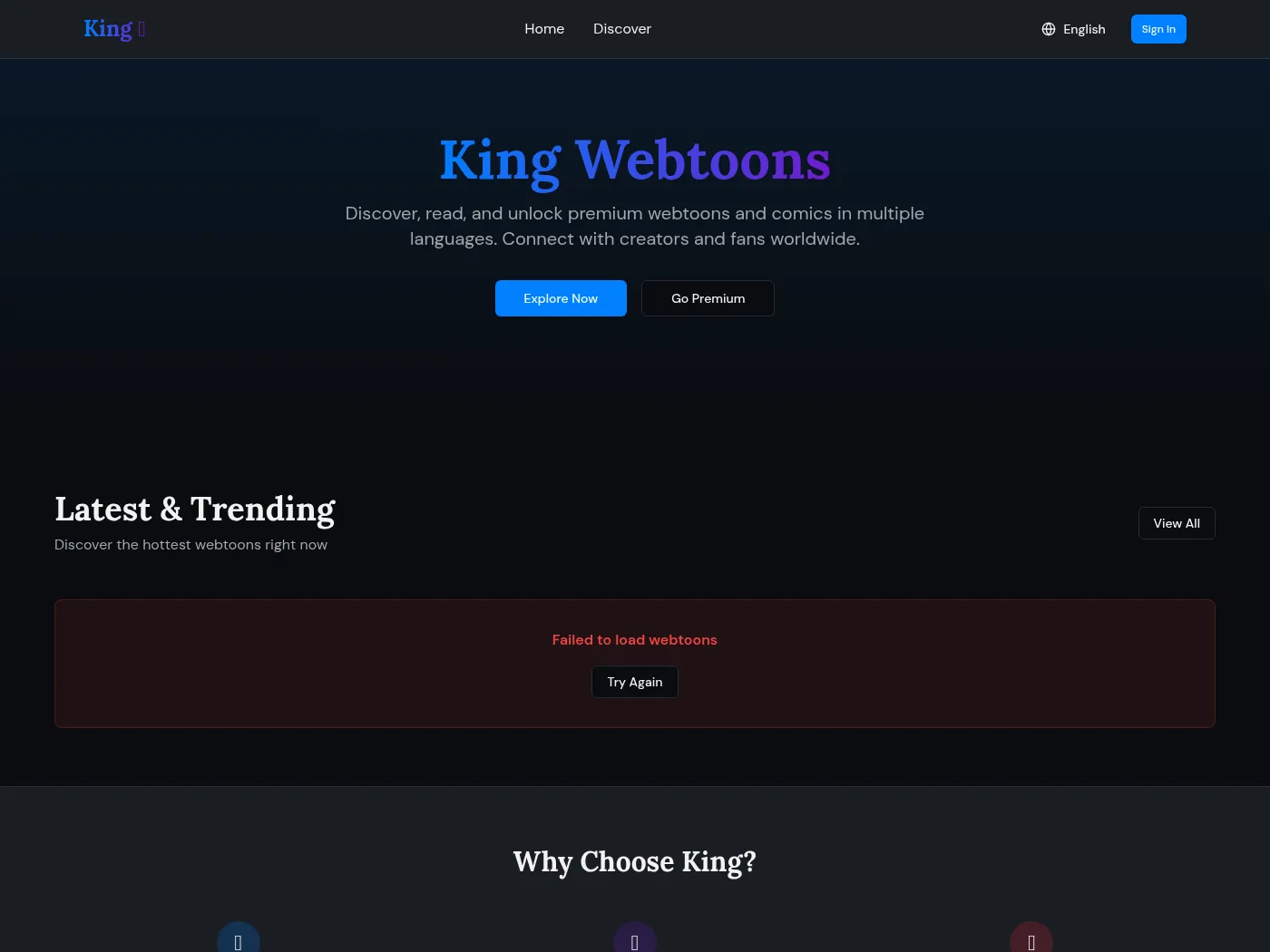 King Webtoon Universe