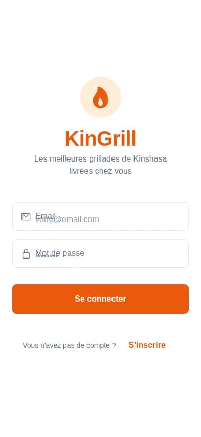 KinGrill Livraison App