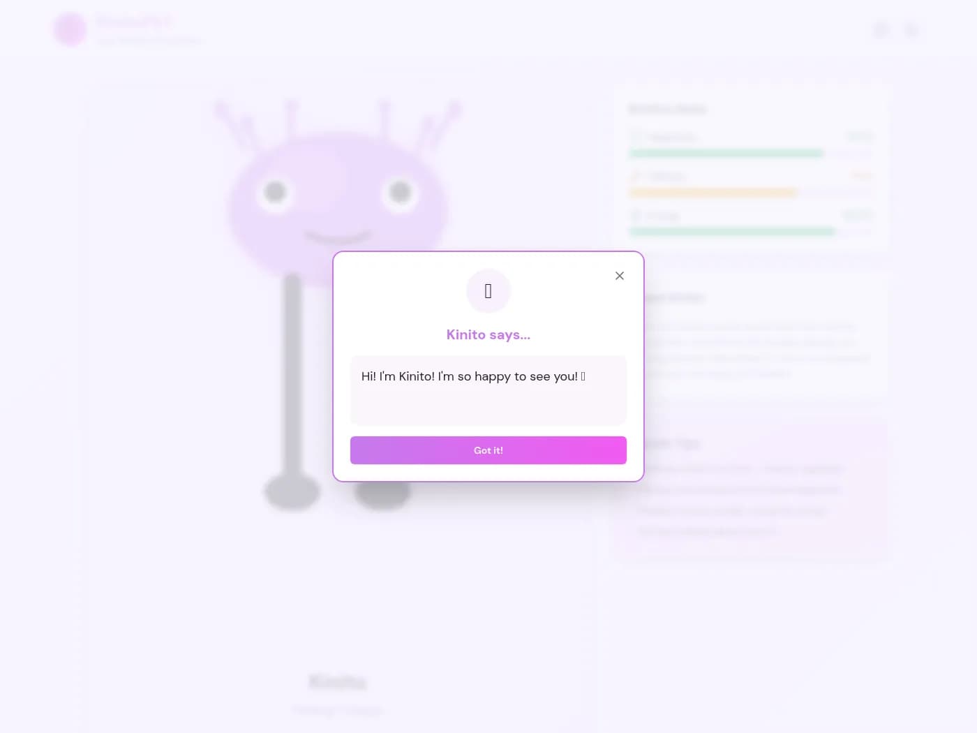 KinitoPET Remake - Virtual Pet Experience