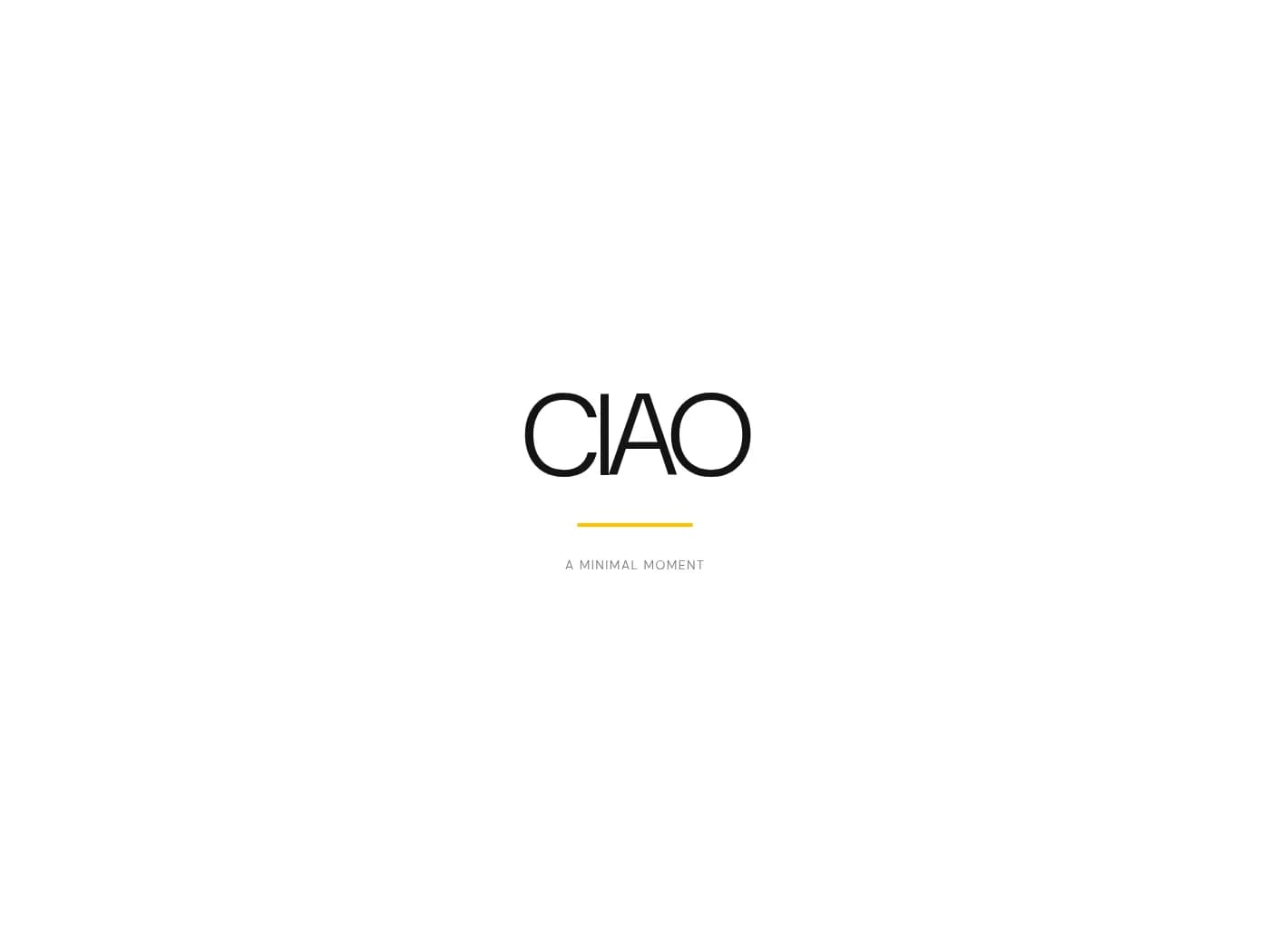 Kleiner Textblock mit CIAO