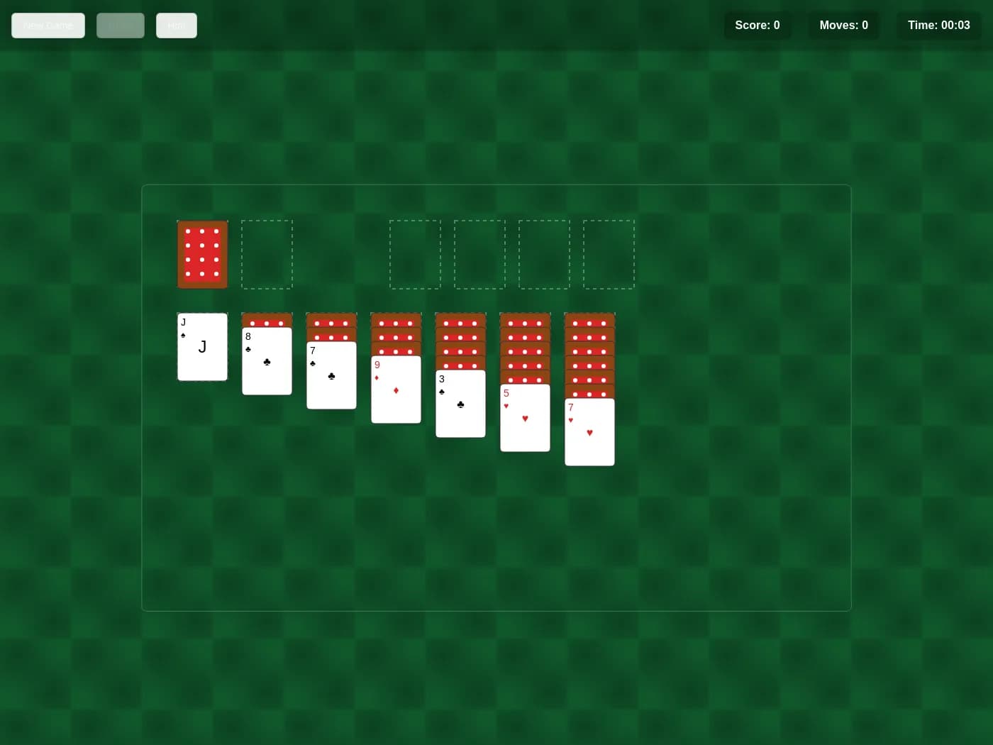 Klondike Solitaire Game Site