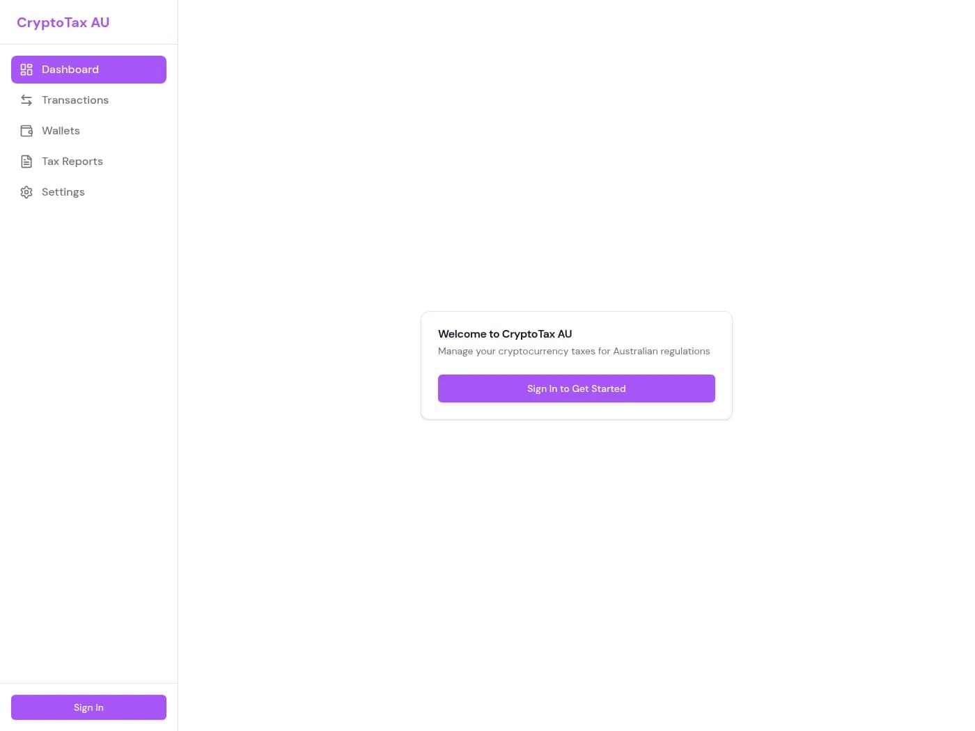 Koinly Clone for Australian Crypto Tax Management