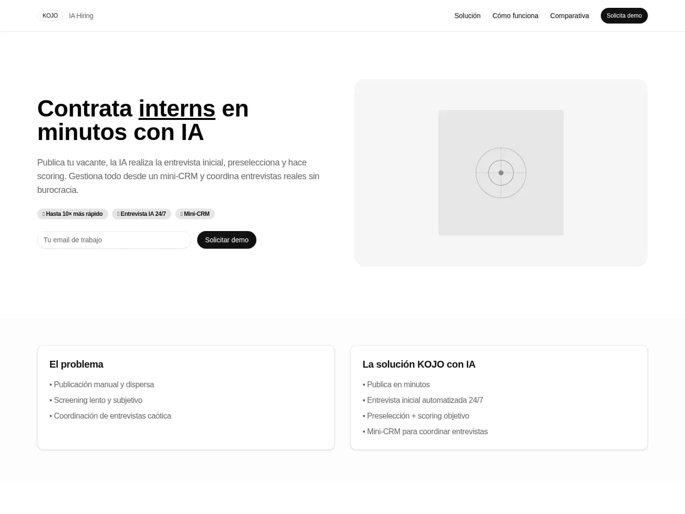KOJO: AI-Powered Intern Hiring Platform