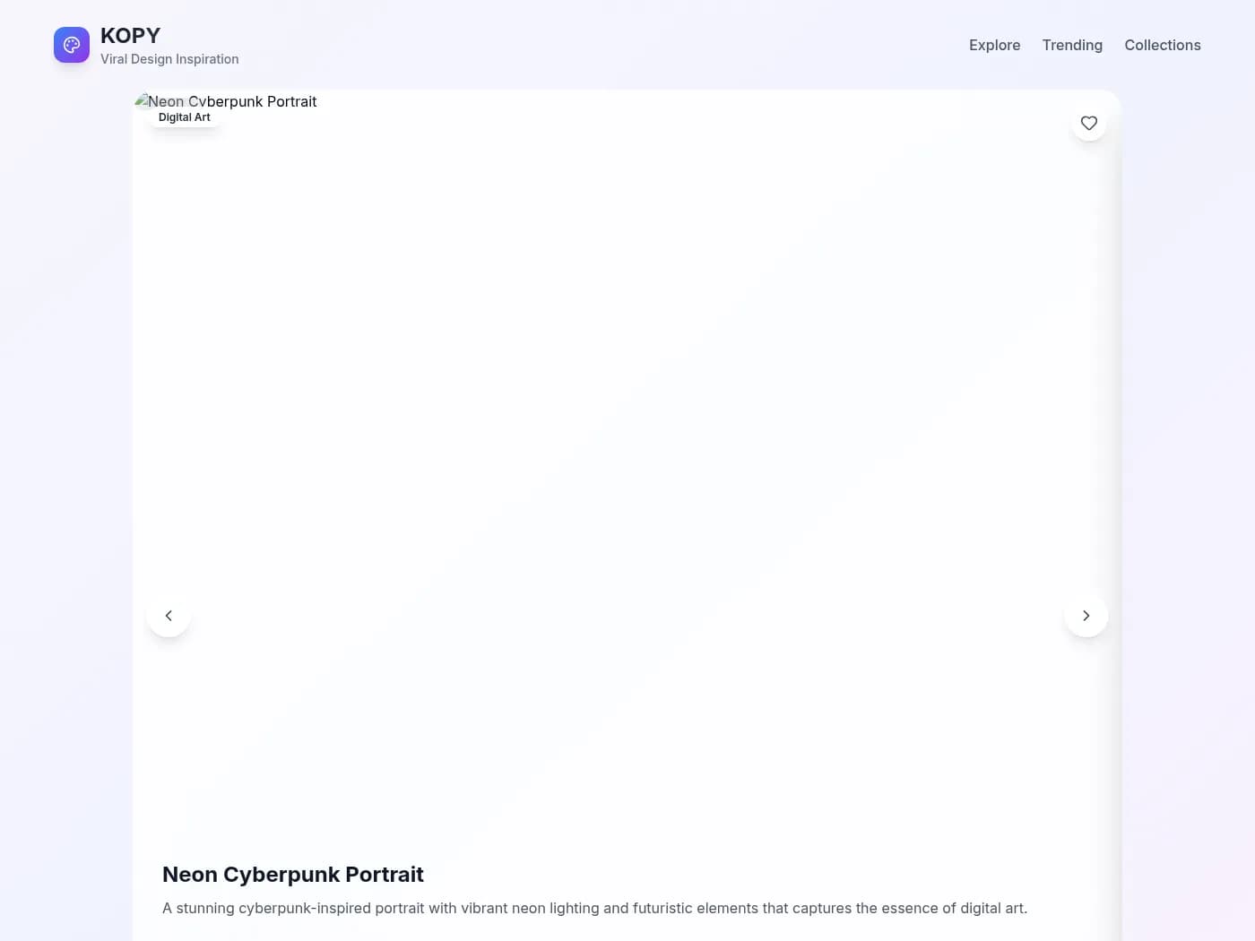 KOPY: Viral Design Inspiration & AI Prompt Platform
