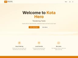 Kota Hero: Online Ordering & Admin Platform for South Africa's Favorite Kota Business