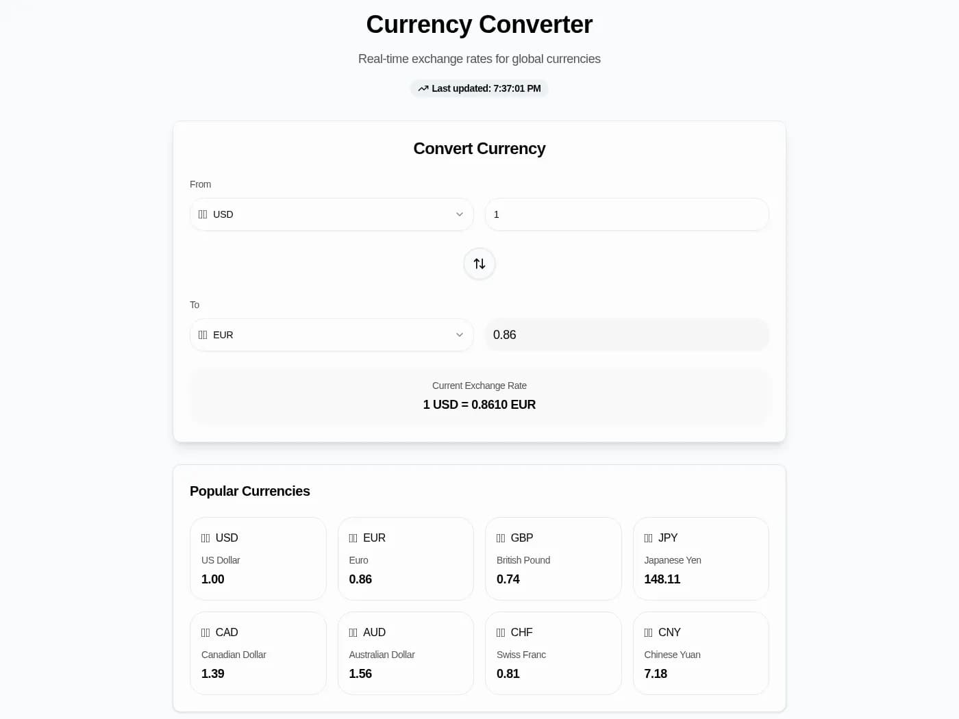 Kotlin Currency Converter