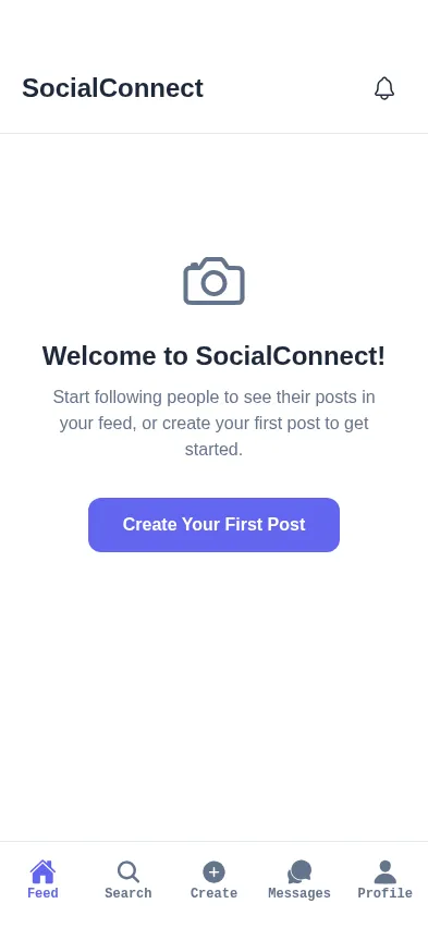 Kotlin Social Media Mobile App