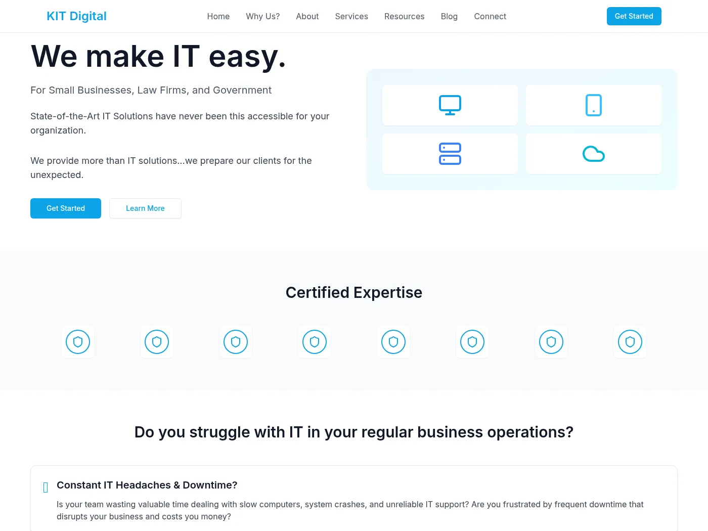 Koz-Tech Web App Clone