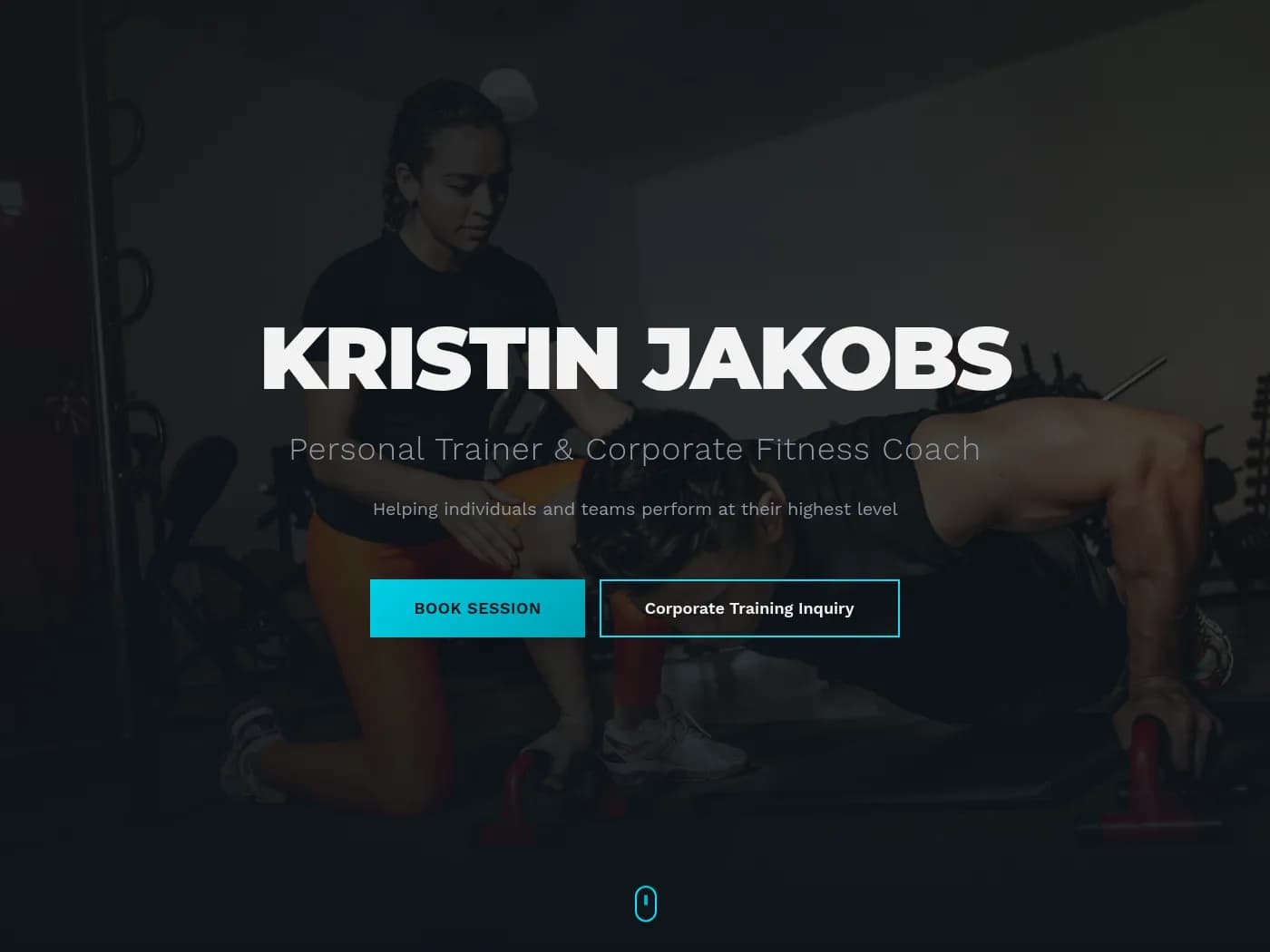Kristin Jakobs – Premium Personal Trainer & Corporate Fitness Website