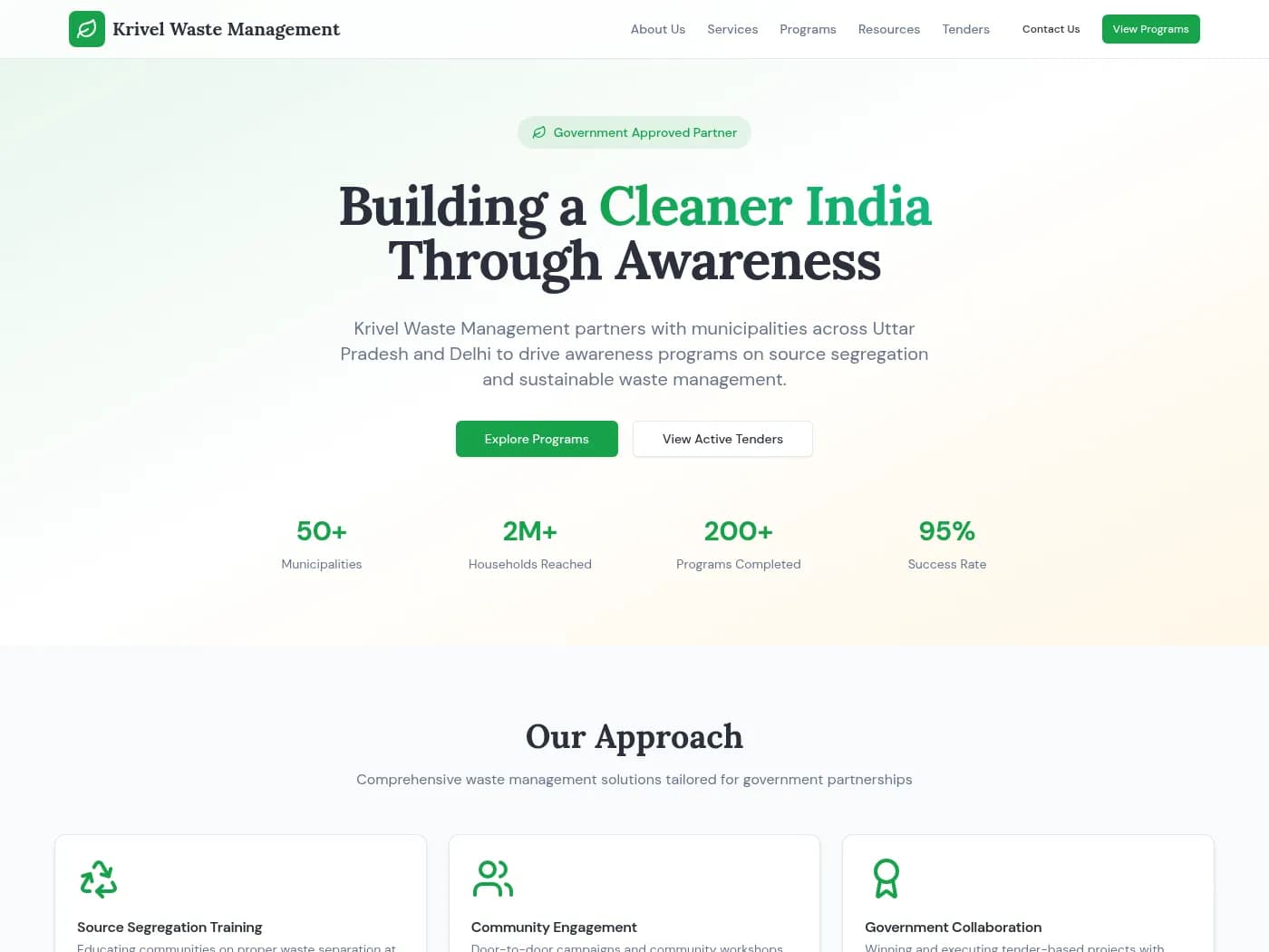 Krivel Waste Management Awareness Portal