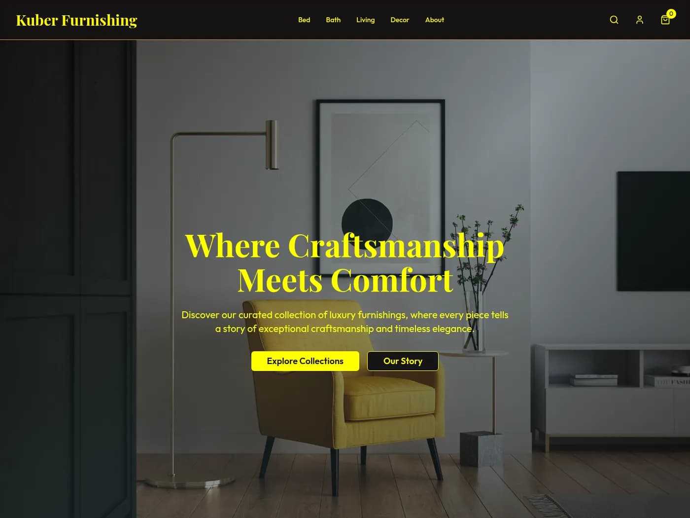 Kuber Furnishing Digital Showroom & E-Commerce Platform