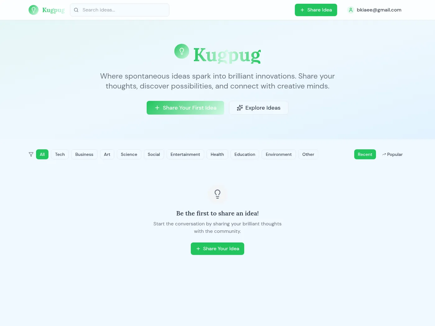 Kugpug Idea Platform