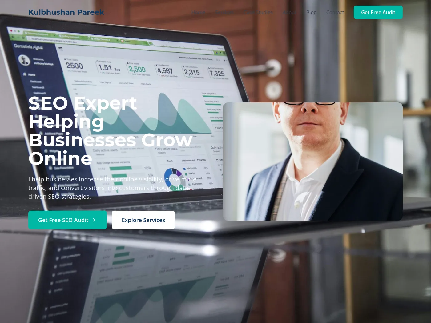 Kulbhushan Pareek – Professional SEO Consultant Portfolio Website