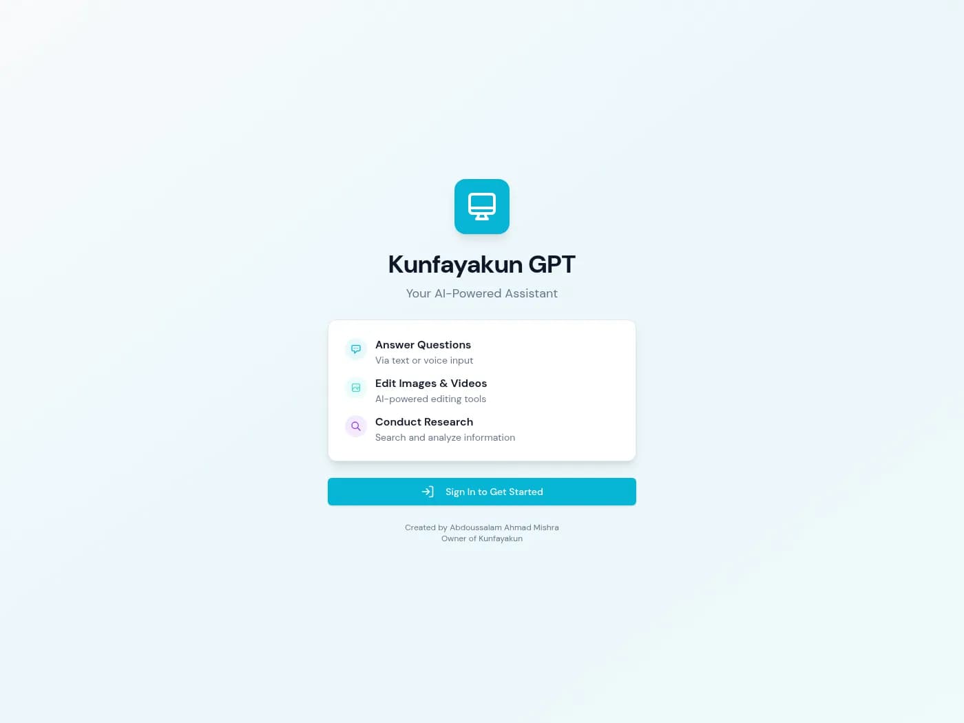 Kunfayakun GPT