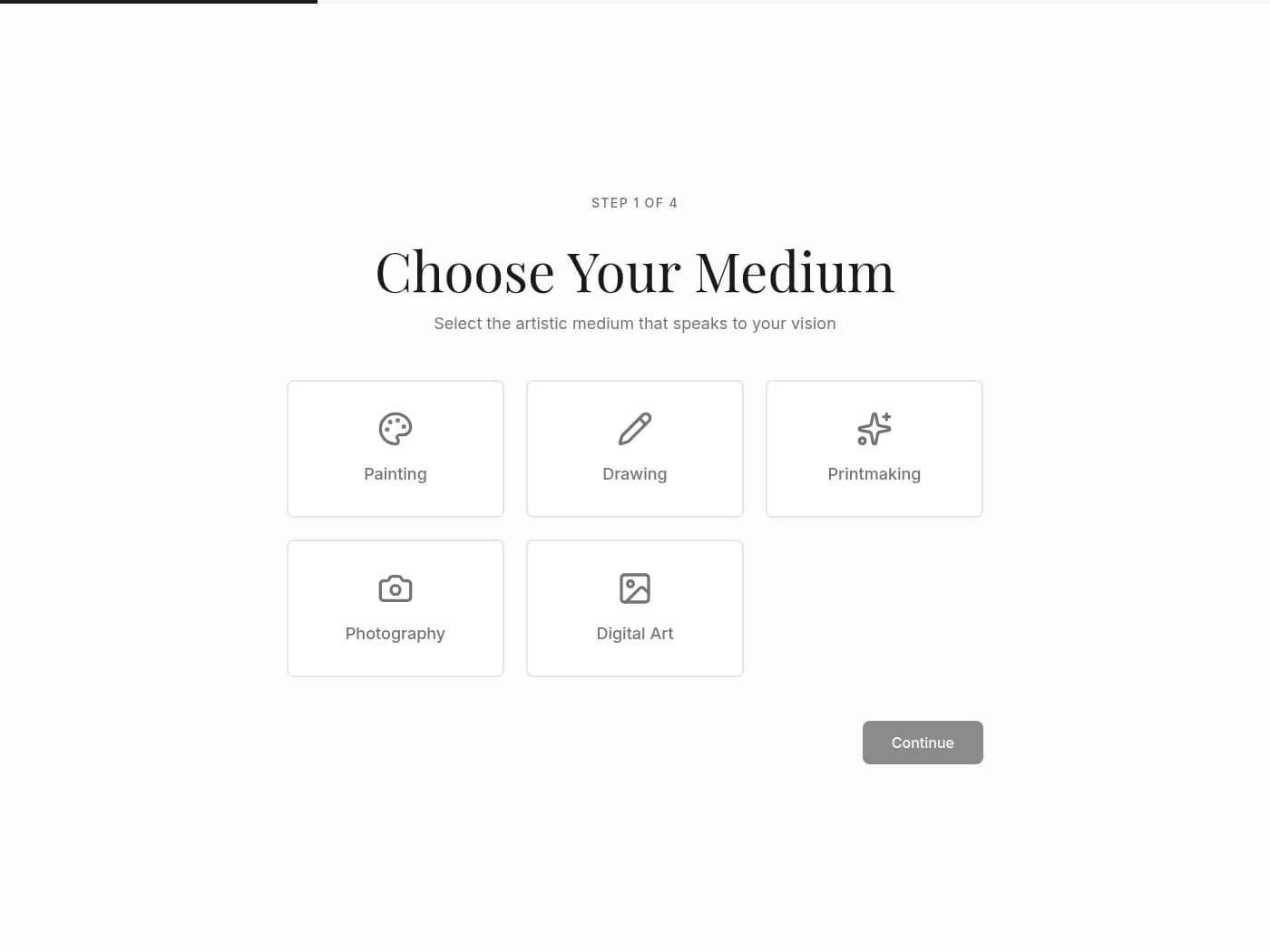 Kunstprompt Curator: AI-Powered Art Prompt Builder with Elegant Gallery Experience