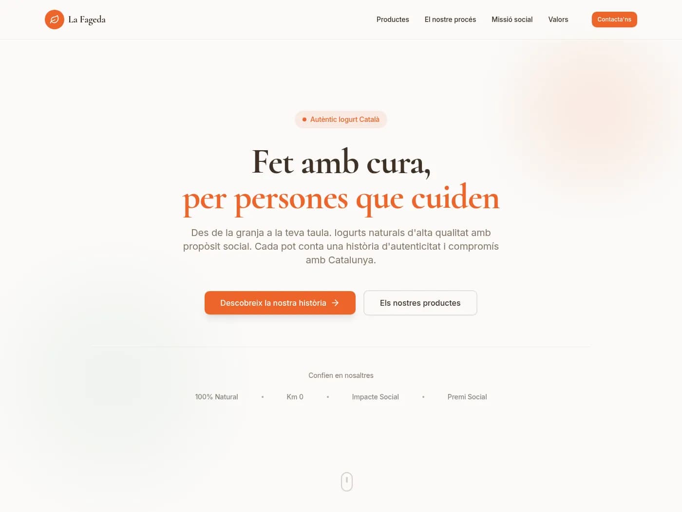 La Fageda Brand Showcase & Impact Portal