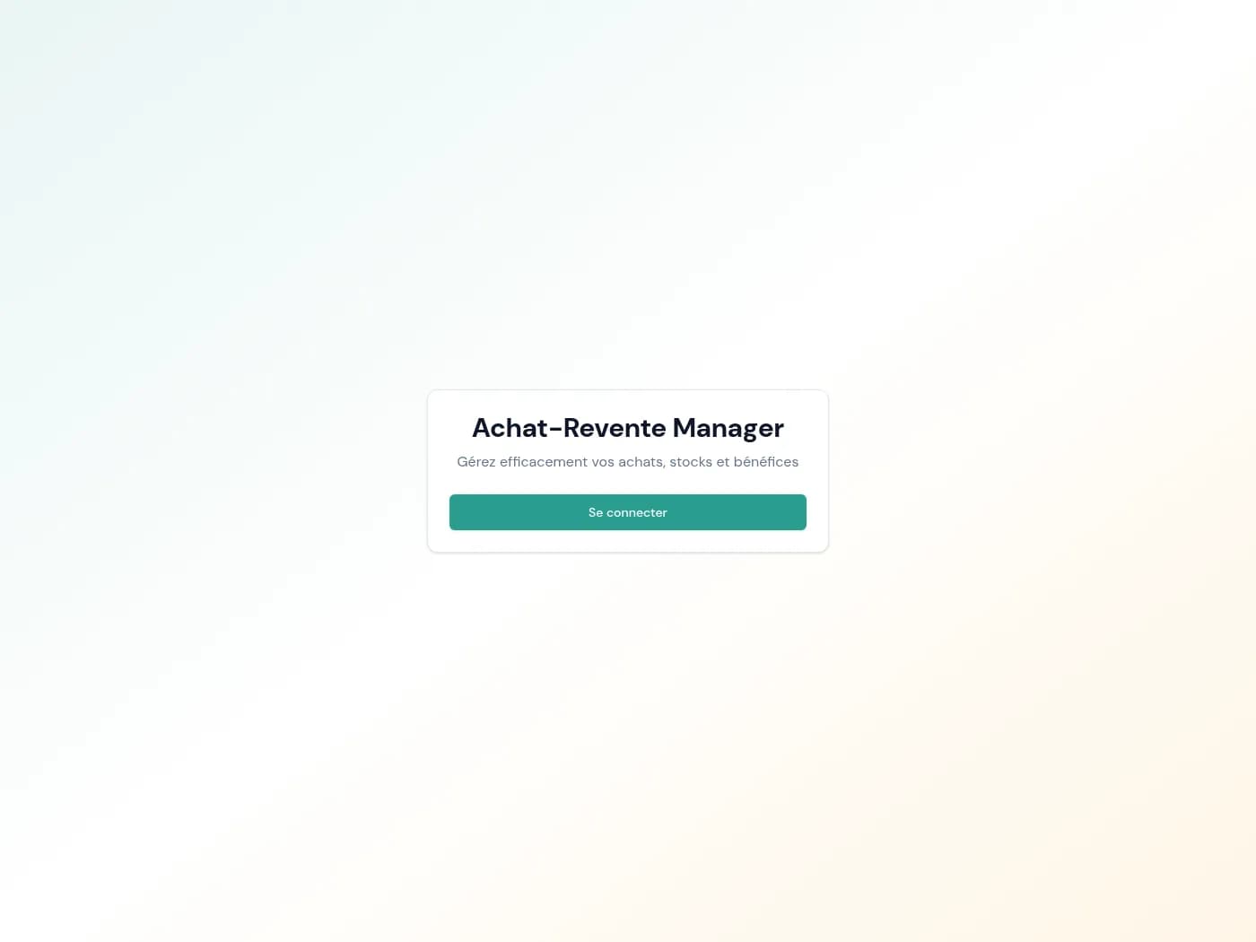 Lachat Revente Manager