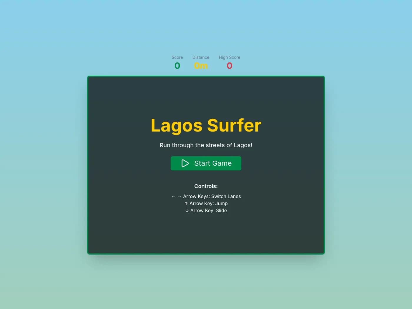 Lagos Surfer: Nigerian Subway Surfer Game