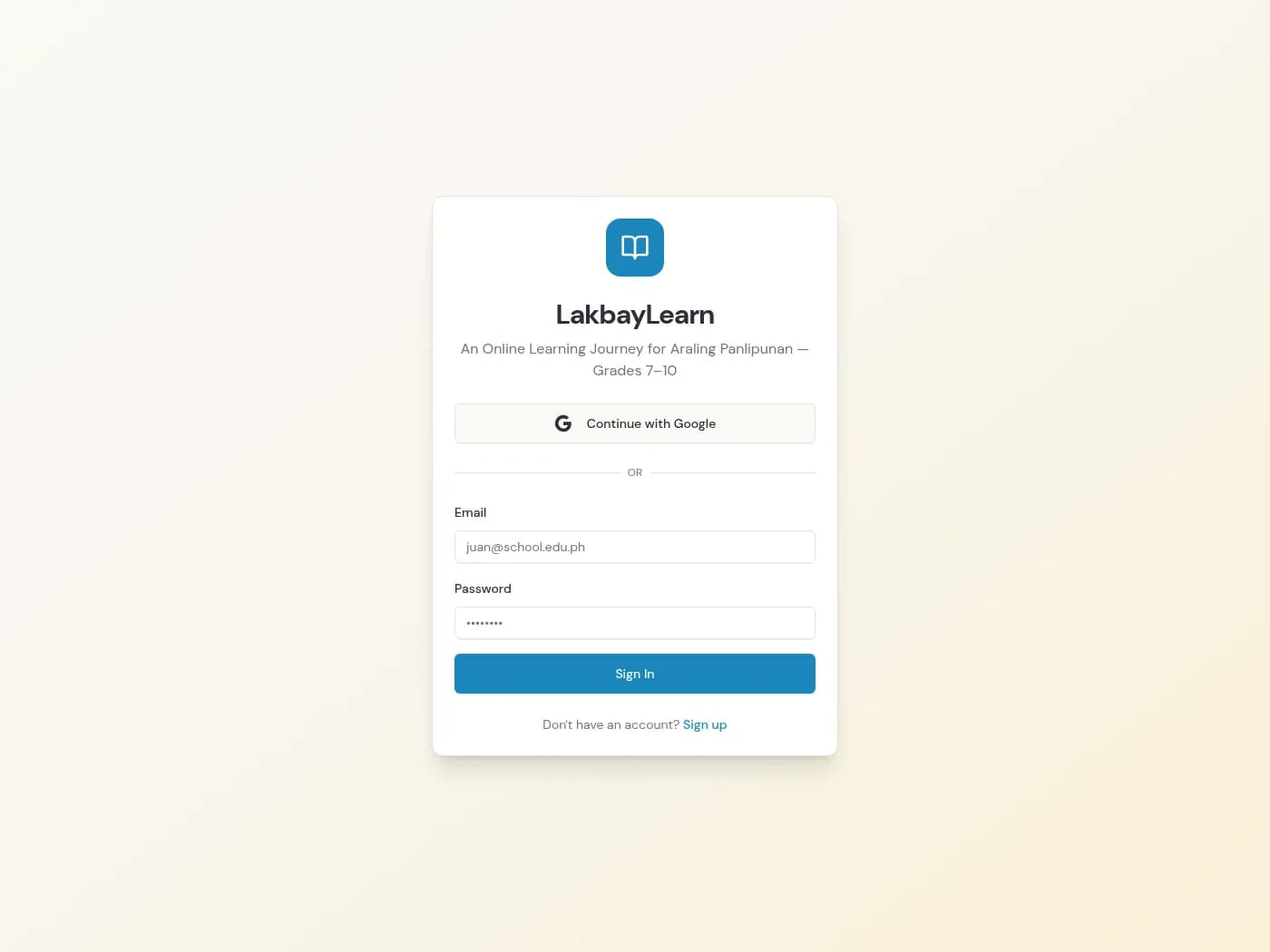 LakbayLearn – Gamified Educational Platform for Araling Panlipunan (Grades 7–10)
