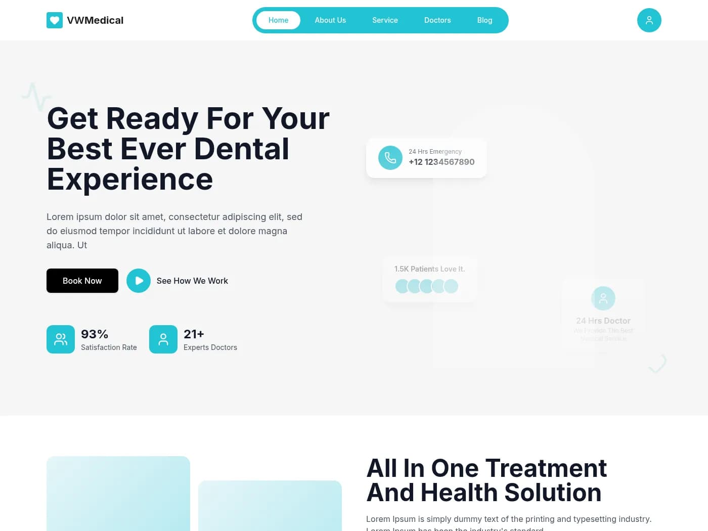 Landing Page Replica