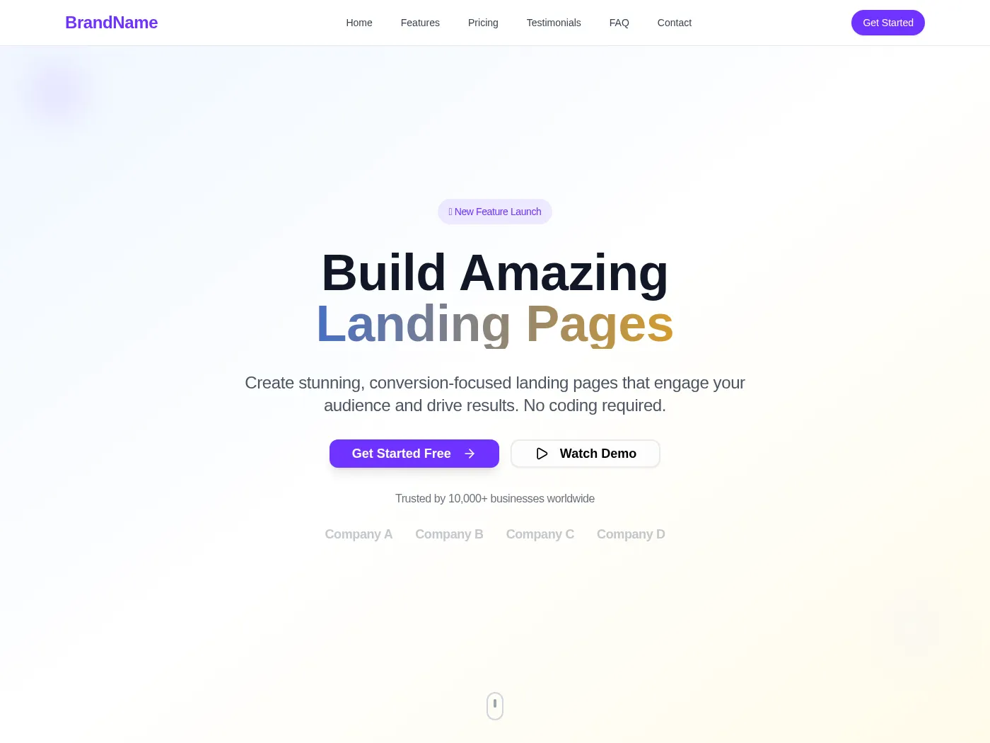 Smart Landing Page Builder