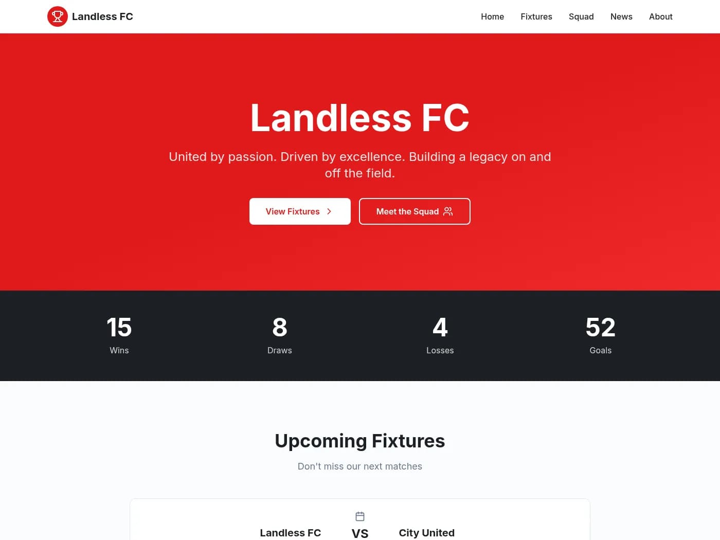 Landless FC Official Website