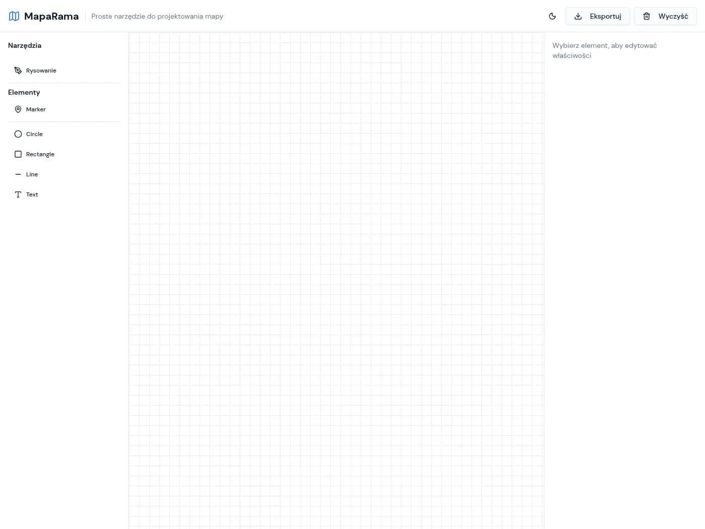 MapaRama – Proste Narzędzie do Projektowania Mapy