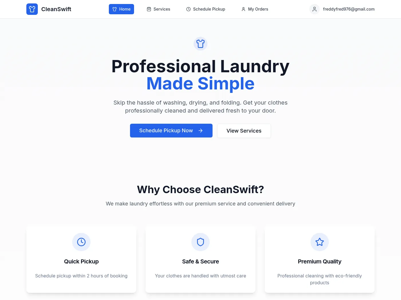 Laundry Services Platform