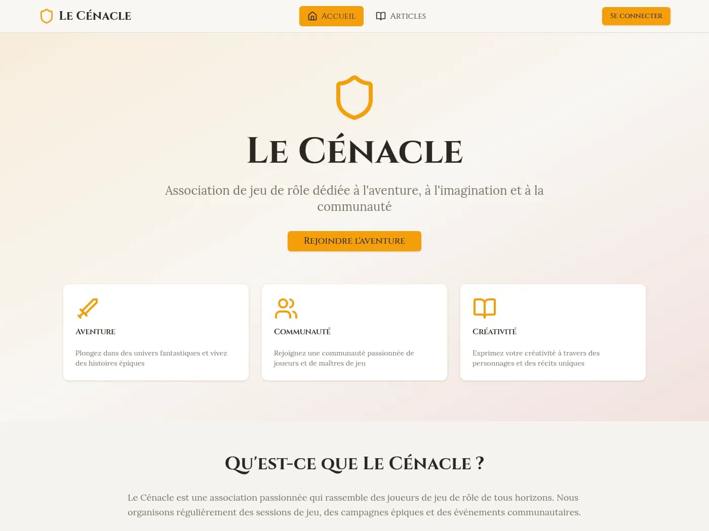 Le Cénacle Portal