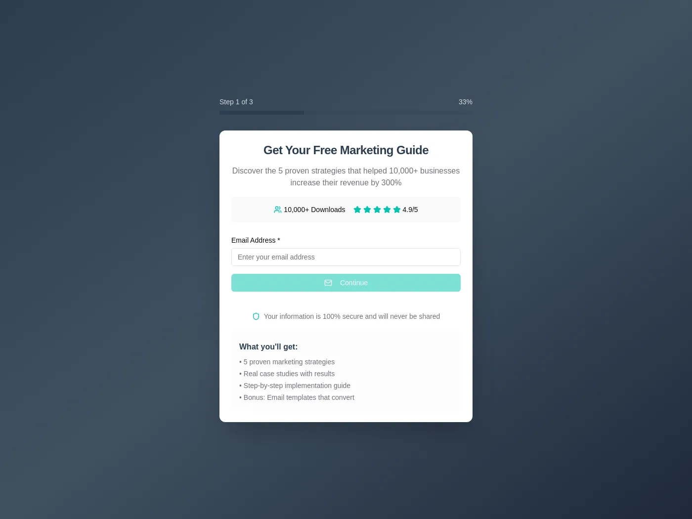 Lead Capture Funnel