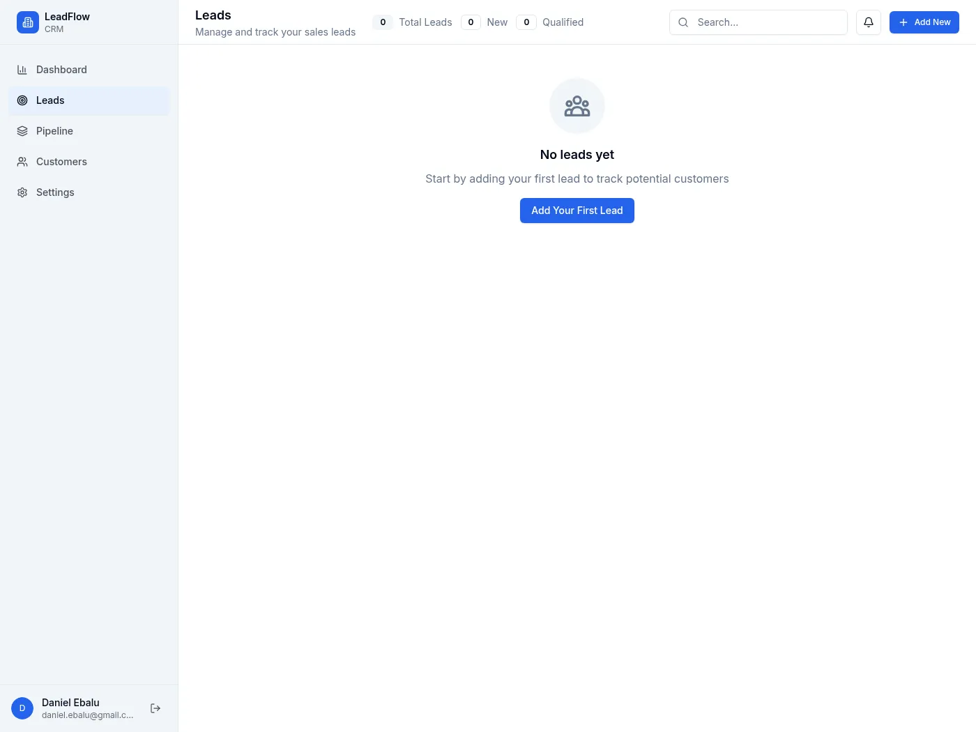 LeadFlow CRM