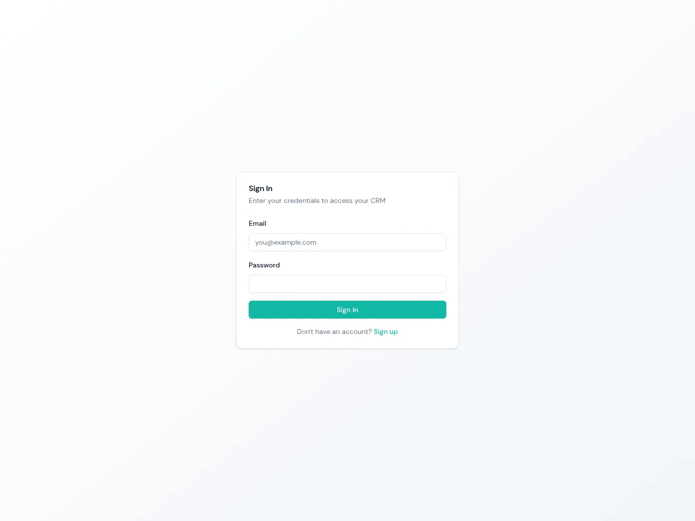 LeadFlow CRM