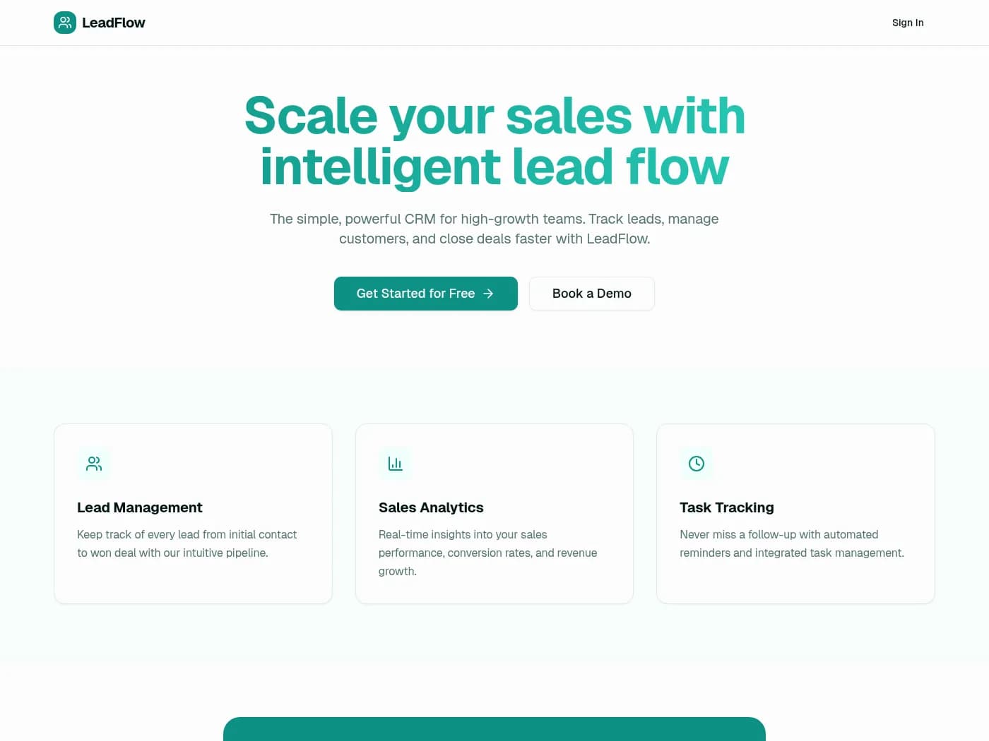 LeadFlow CRM
