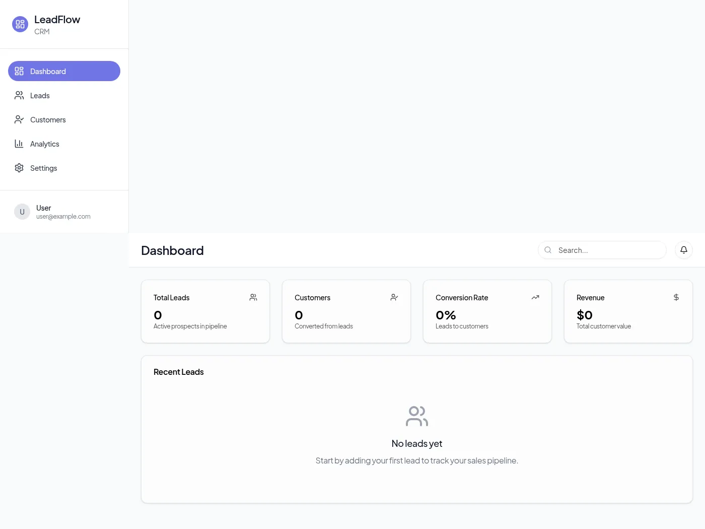 LeadFlow CRM