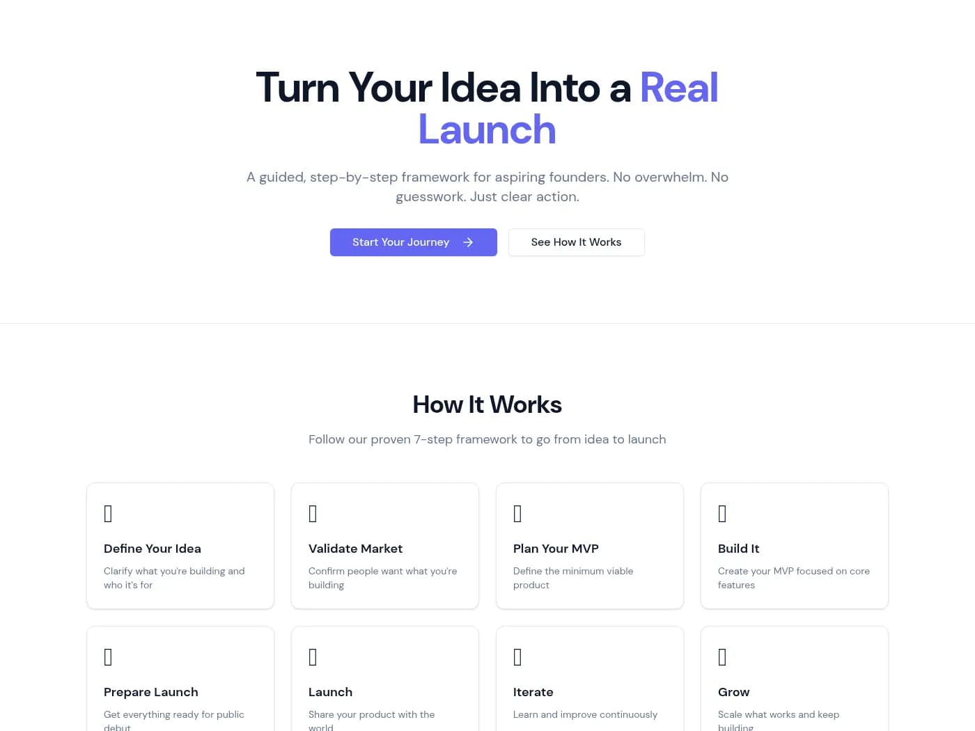 Learn2Launch MVP