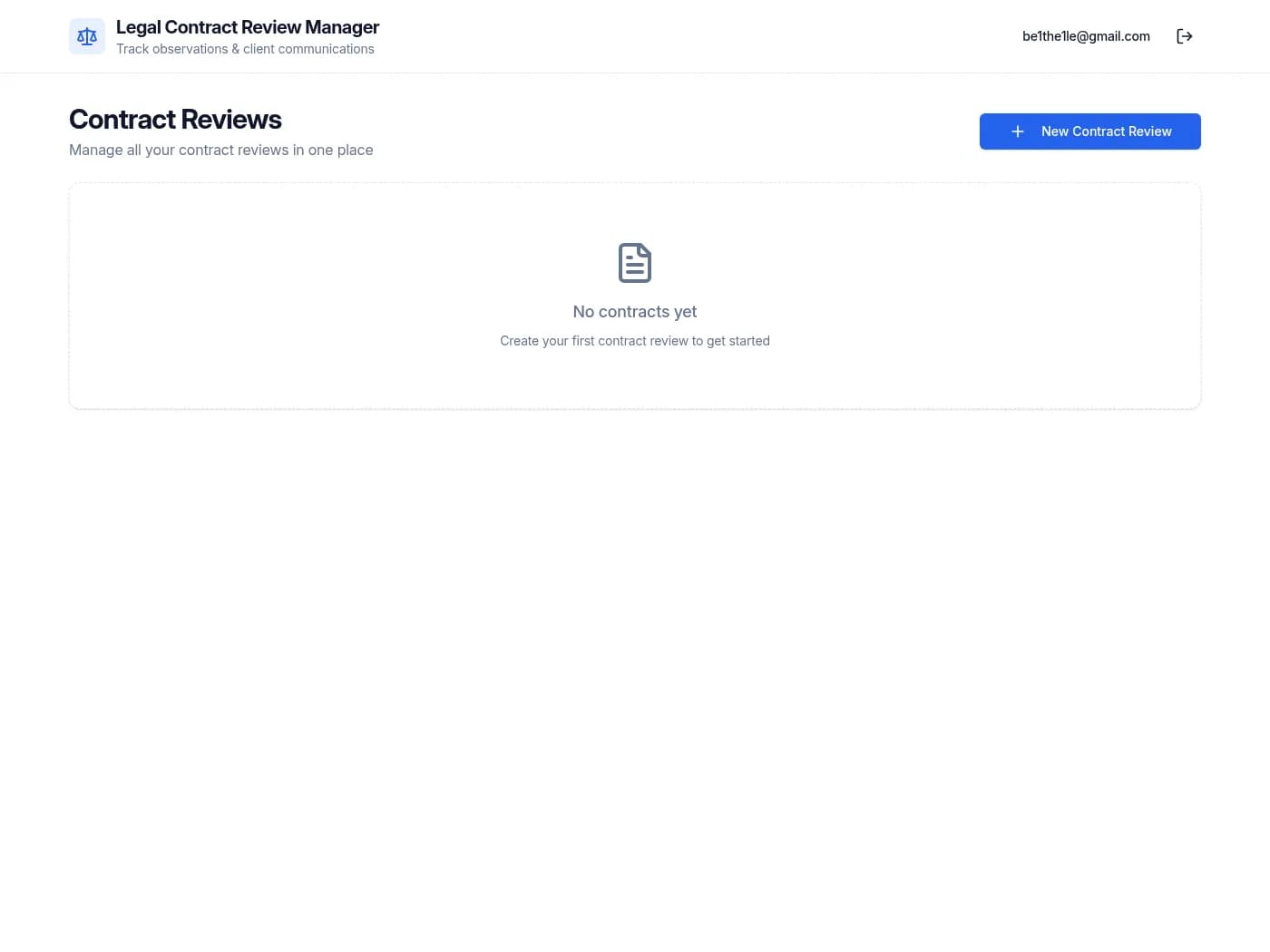 Legal Contract Review Feedback Manager