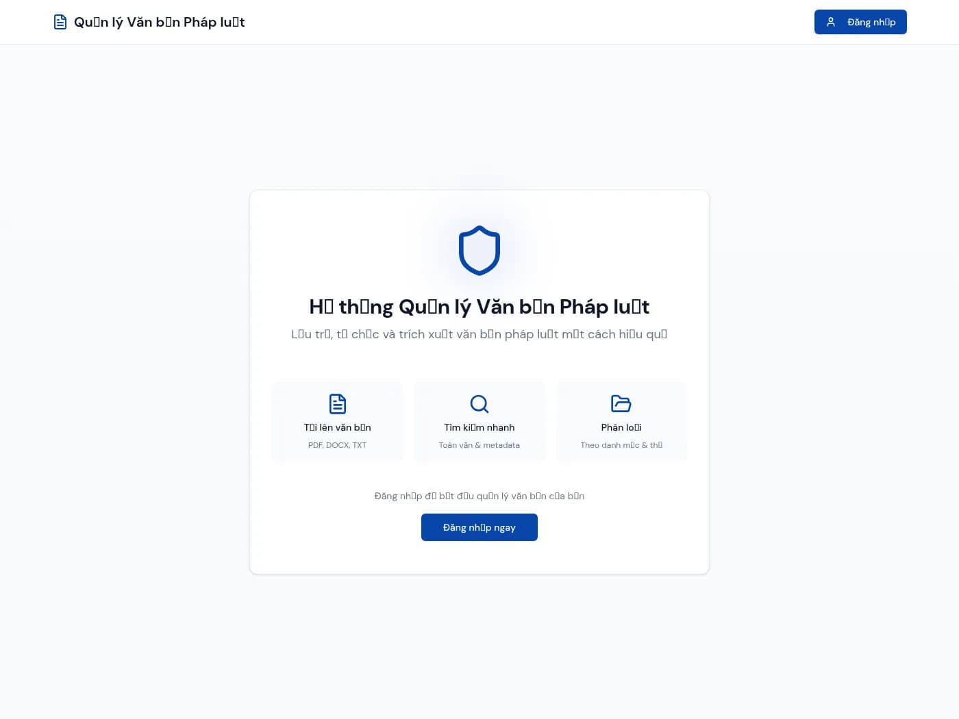 Legal Document Storage and Extraction App
