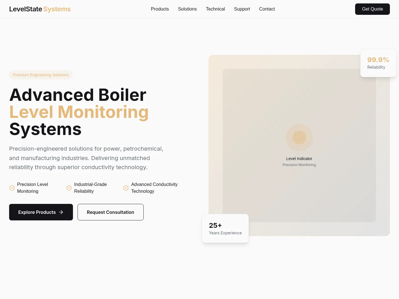 LevelState Minimalistic Luxury Redesign