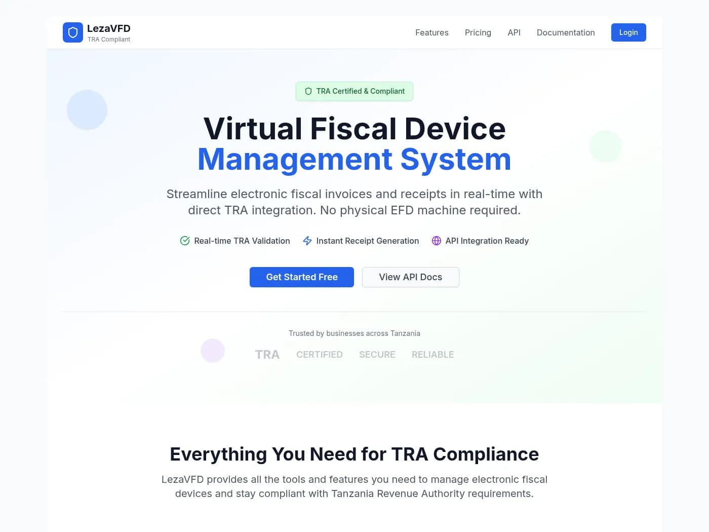 LezaVFD – Virtual Fiscal Device Management & Compliance Platform