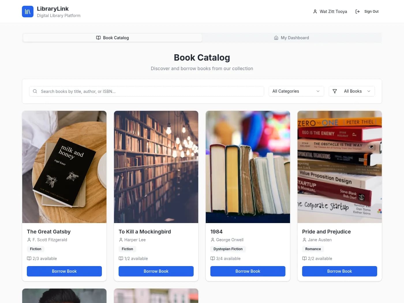 Library Book Lending Web App with Payment Gateway Integration
