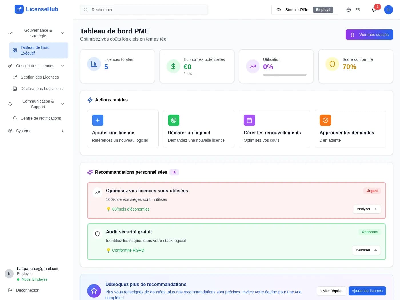 LicenseHub Enterprise - SaaS License Management Platform