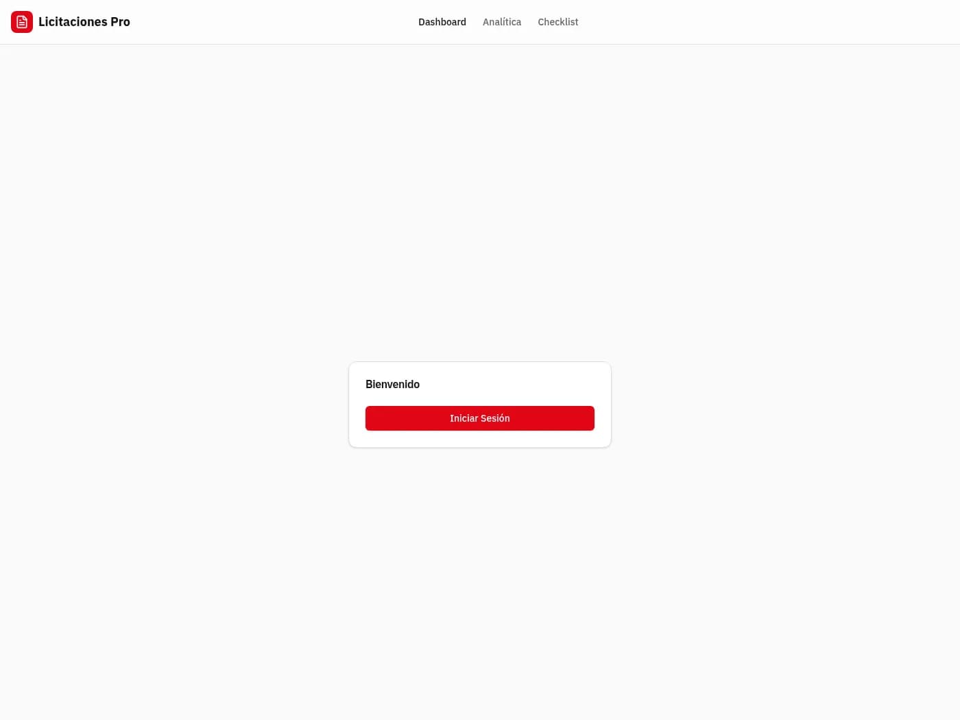 Licitaciones Dashboard Pro