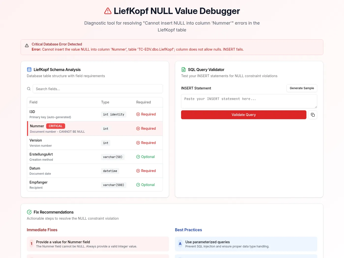 Node 7a LiefKopf NULL Value Debugger