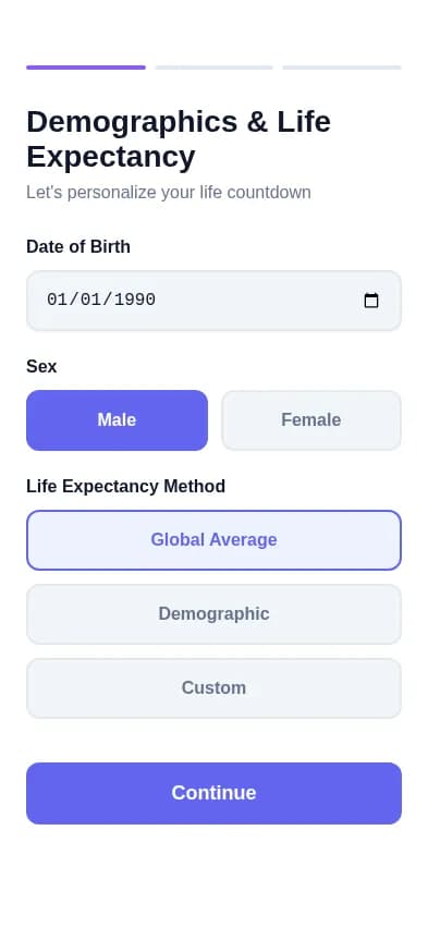 Life Weeks Clock: Customizable Milestone Countdown & Life Tracker Android App