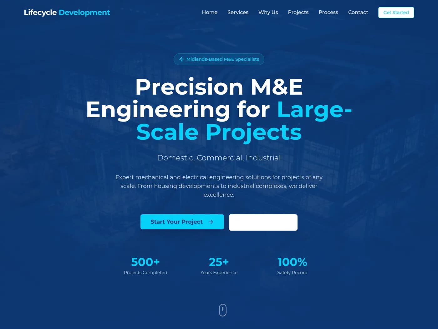Lifecycle Development Ltd – Market-Leading M&E Engineering Website
