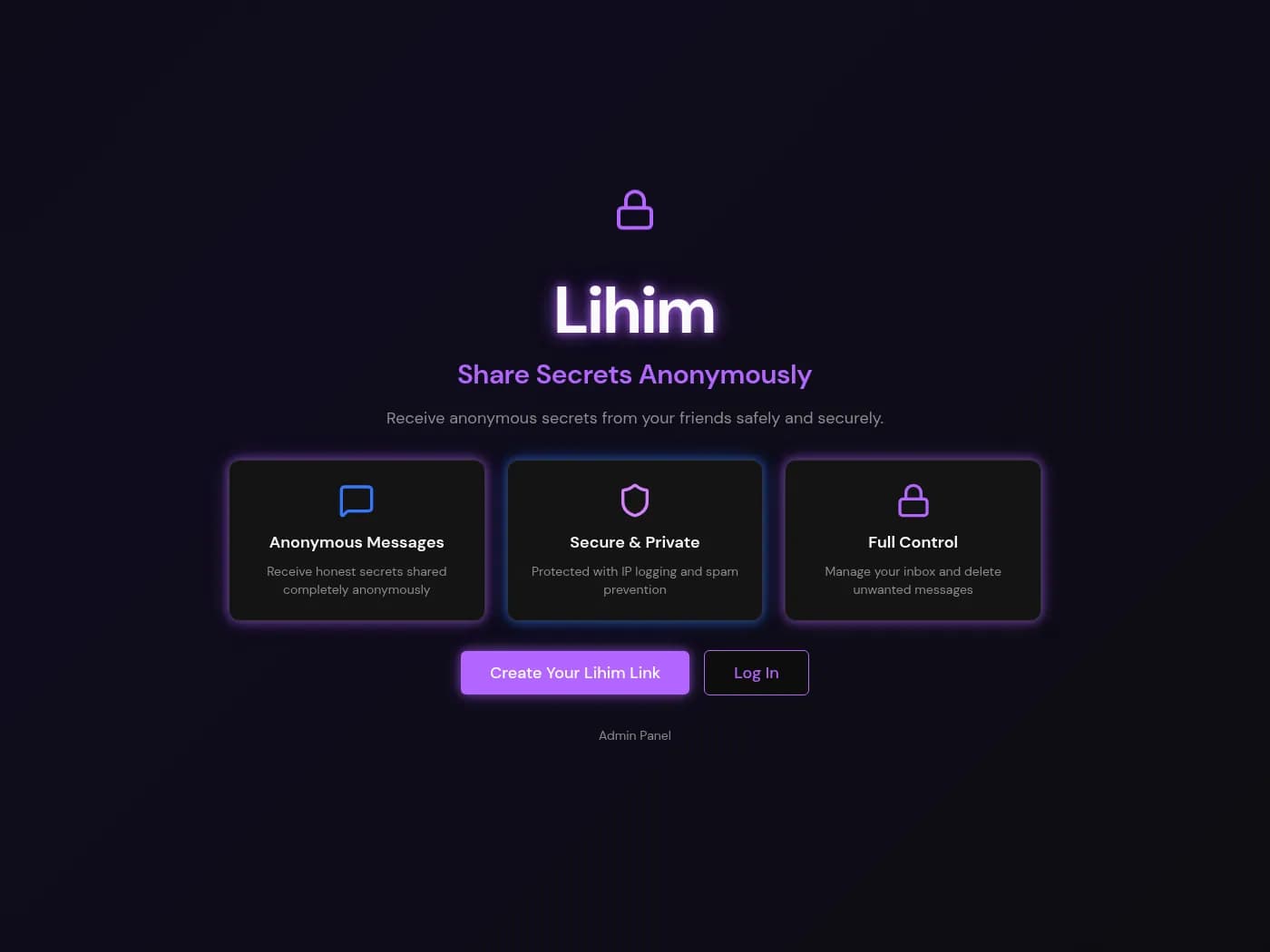 Lihim – Sabihan ng mga hindi masabi-sabi (Anonymous Confession Platform)
