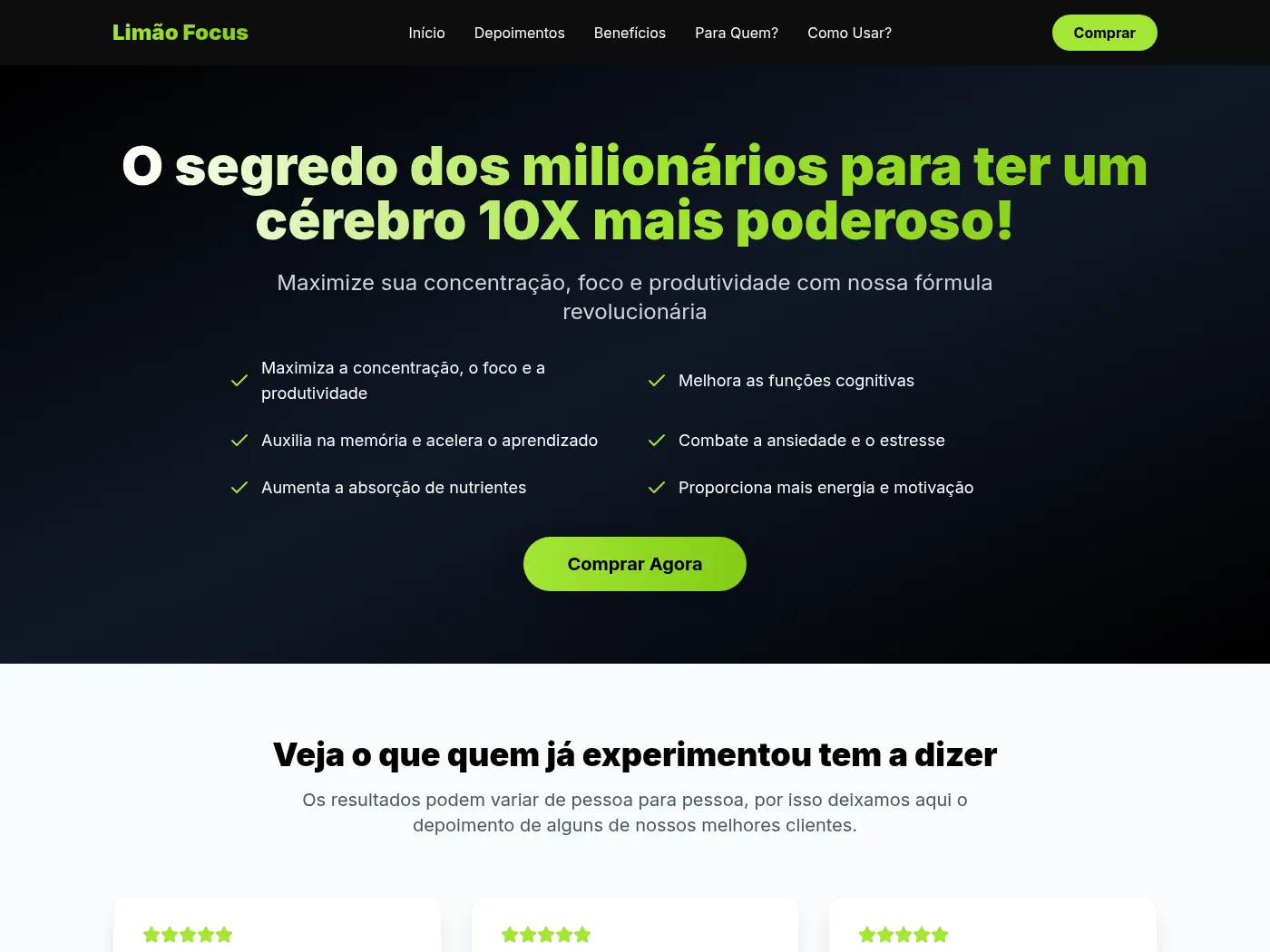 Limão Focus Productivity Platform