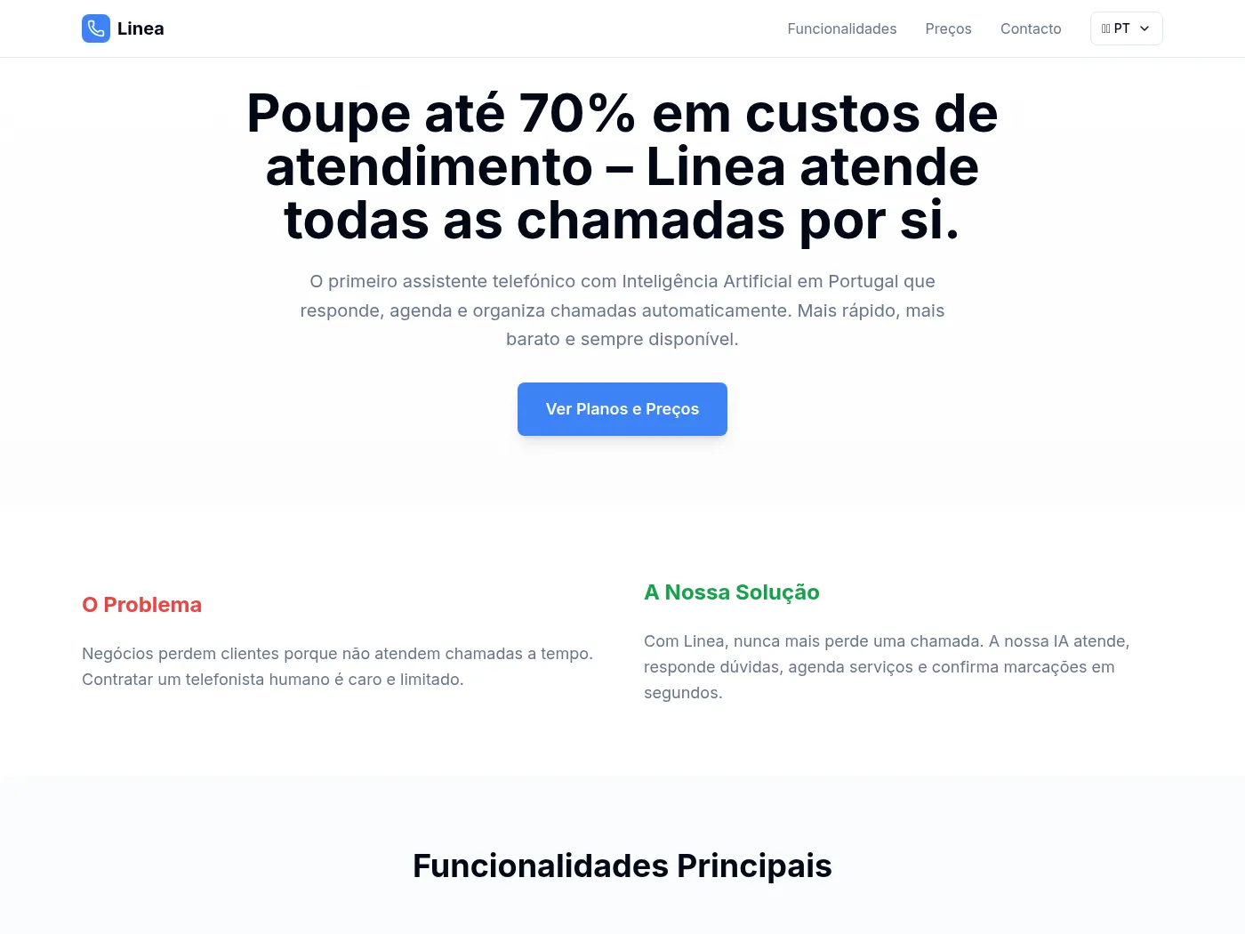 Linea AI: O Assistente Telefônico SaaS Inteligente para Negócios Locais