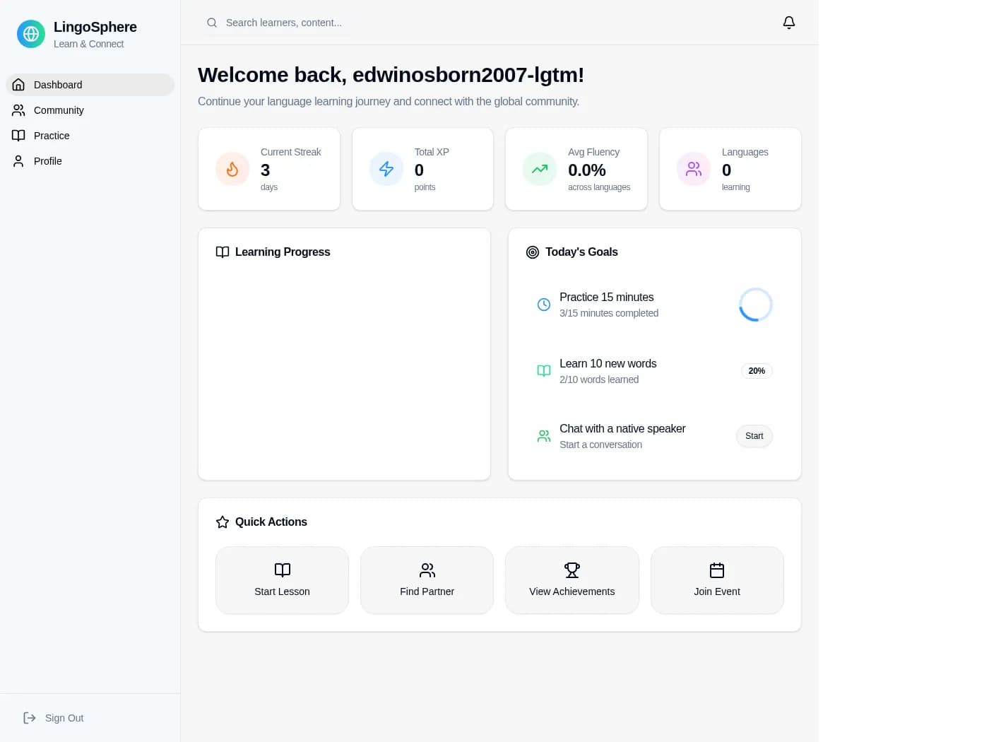 LingoSphere – The 3D Social Language & Culture Exchange Universe